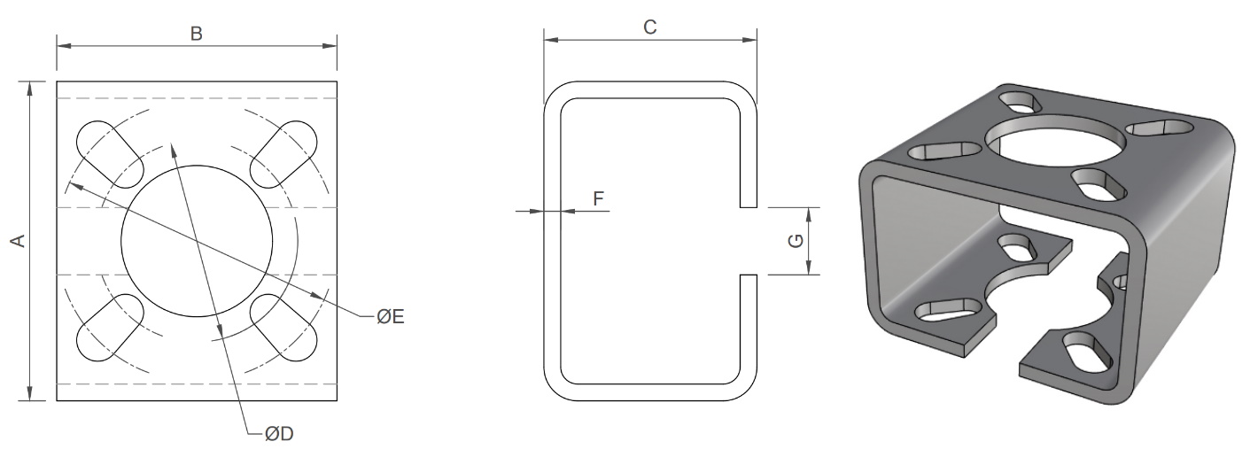 Stainless Steel Interface Bracket