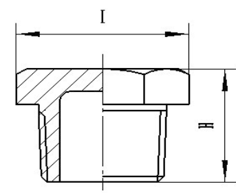 316 Stainless Steel Threaded Hex Plug
