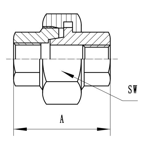 Stainless Steel Barrell Union