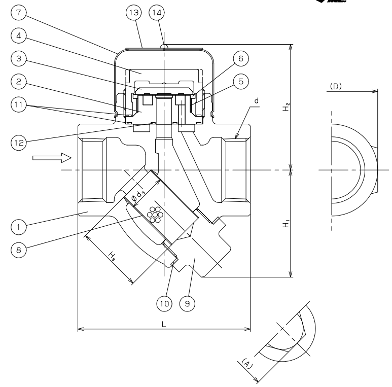 Ductile Iron Thermodynamic Steam Trap